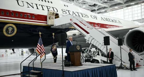 Trump Unveils Qatar-Gifted Aircraft, Calls It a ‘Flying White House’
